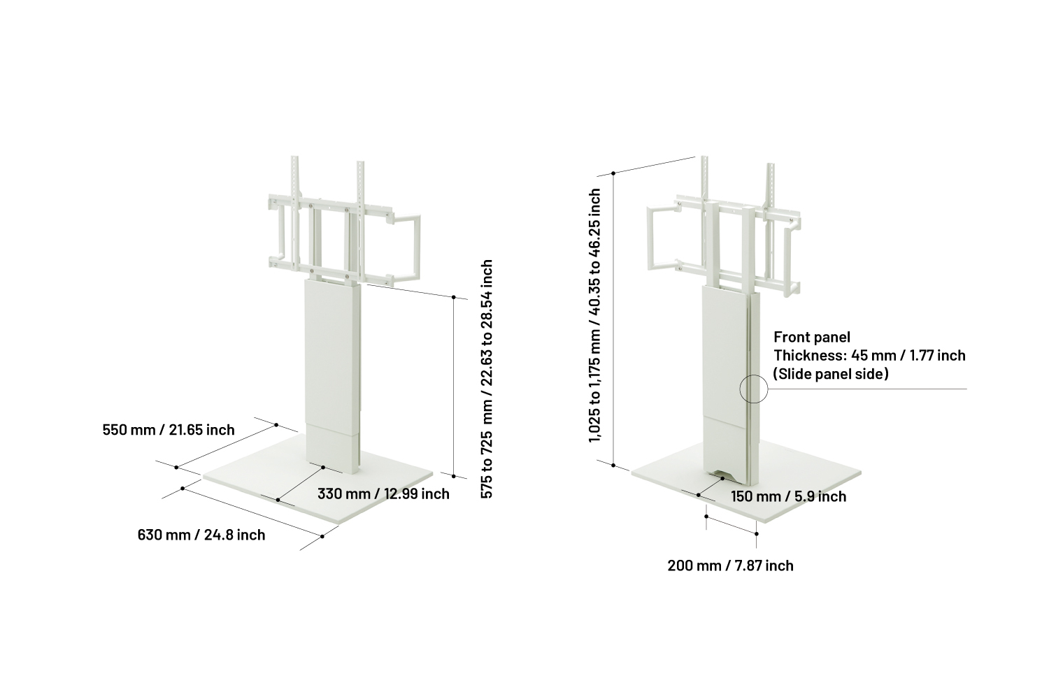 V5 Self-standing type | WALL INTERIOR TV STAND